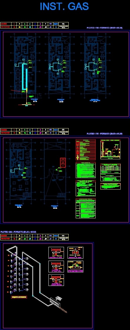 Gas Installations Installations DWG Block for AutoCAD • Designs CAD