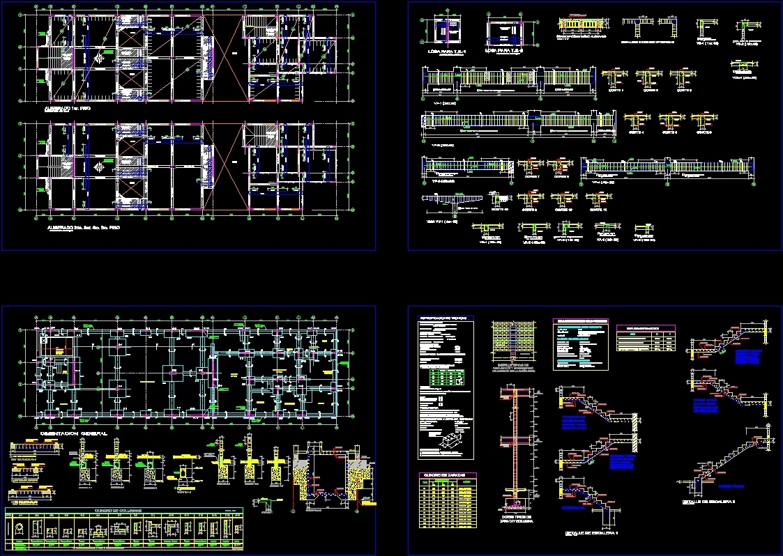 House - Structural Project DWG Full Project for AutoCAD • Designs CAD