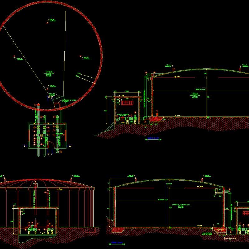 Hydraulic Tank DWG Block for AutoCAD • Designs CAD