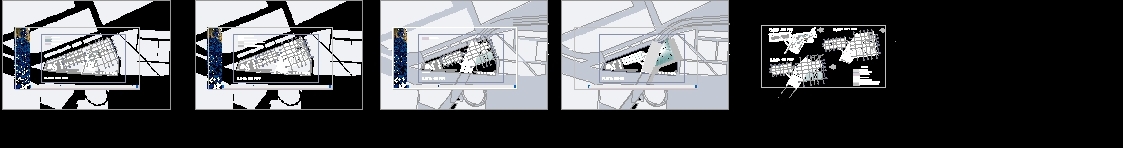 Intermodal Passenger Station Near Highway Cloverleaf DWG Section for ...