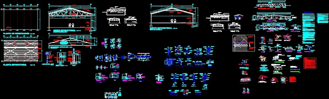 Metal Building System Details DWG Detail for AutoCAD • Designs CAD