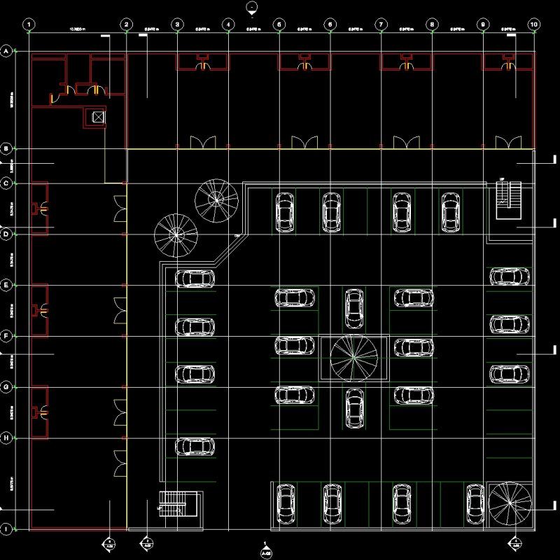 Parking DWG Block for AutoCAD • Designs CAD