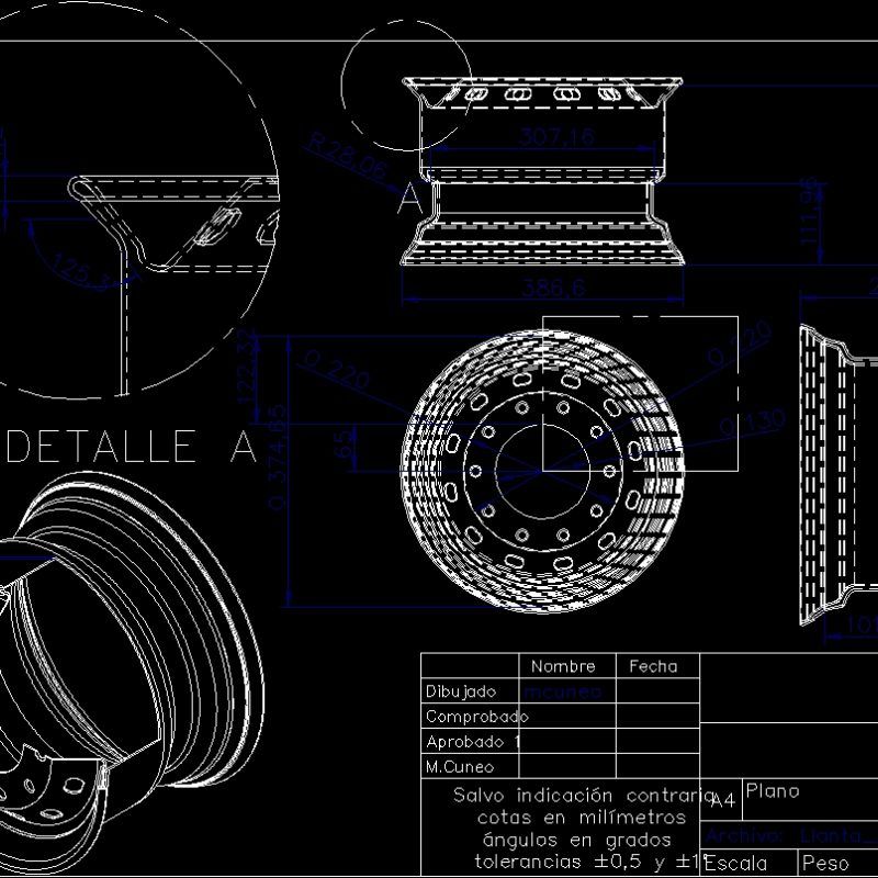 Rims - Project DWG Full Project for AutoCAD • Designs CAD