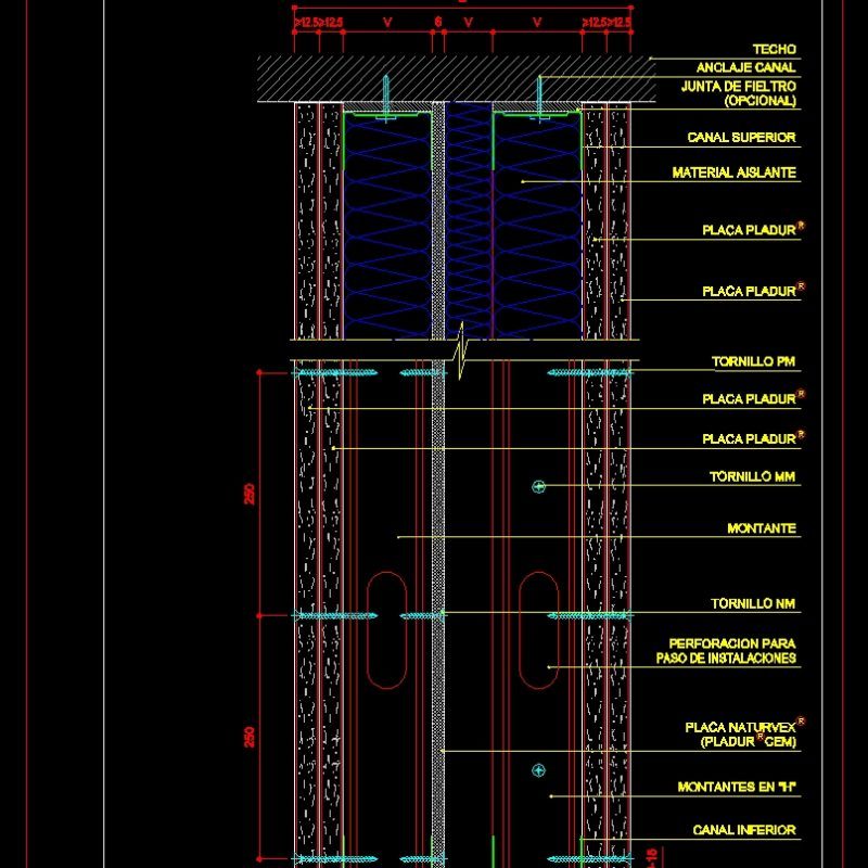 Special Block Separation Housings And Maintenance DWG Section for ...