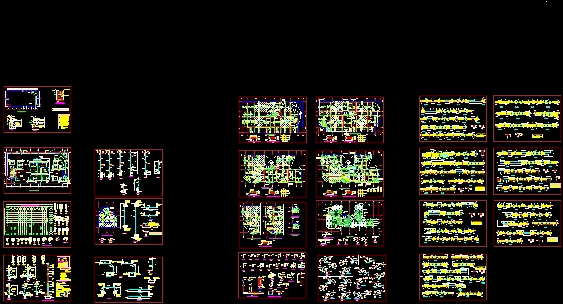 Structural Design Of Building 10 Floor DWG Detail for AutoCAD • Designs CAD