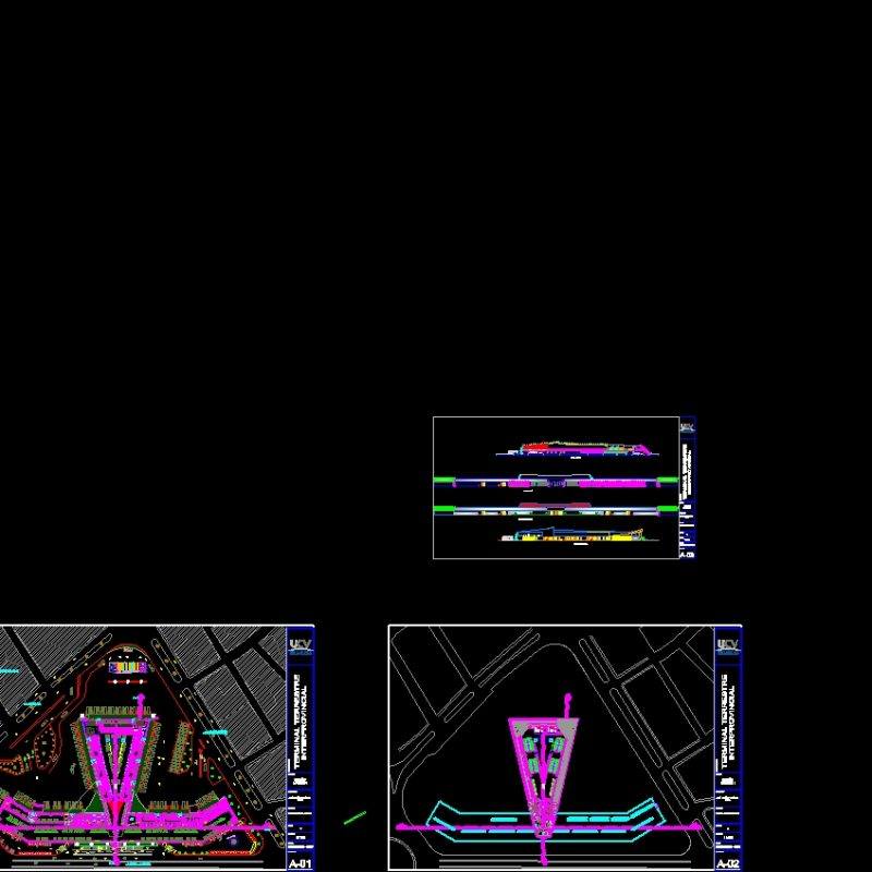 Terrestrial Terminal DWG Full Project for AutoCAD • Designs CAD