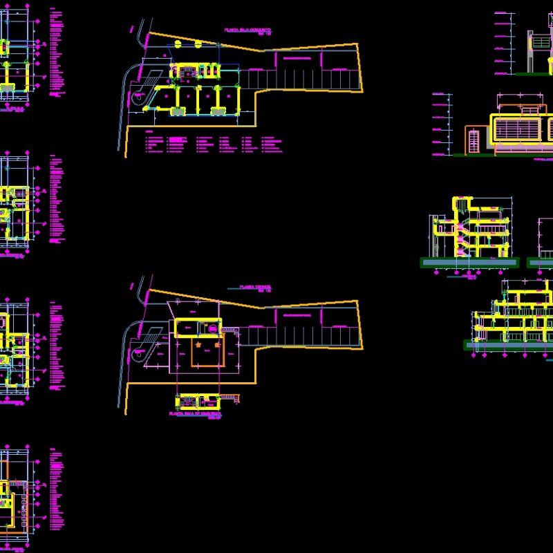 Tv - Radio Station - Project DWG Full Project for AutoCAD • Designs CAD