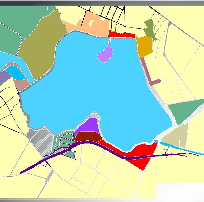 Urban Design - Morii Lake Bucares DWG Block for AutoCAD • Designs CAD