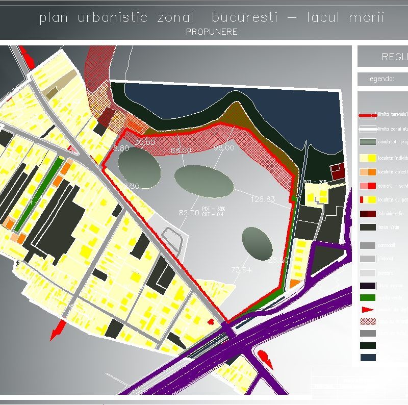 Urban Design - Morii Lake Bucares DWG Block for AutoCAD • Designs CAD