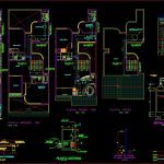 Water And Sanitary Plumbing Layout DWG Plan for AutoCAD • Designs CAD