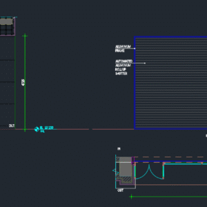 commercial roll up door detail (shop drawing ) | Designs CAD