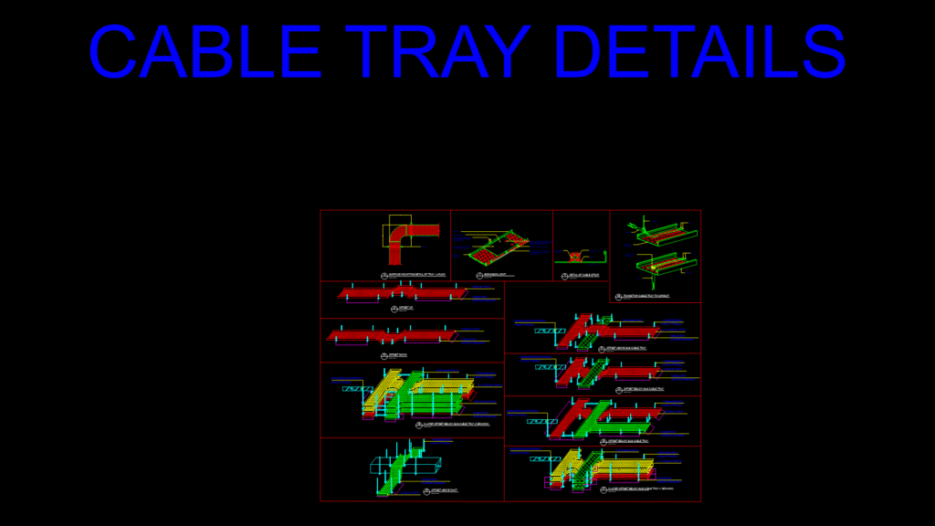 Electrical cable Tray Installation Details with Support Systems ...