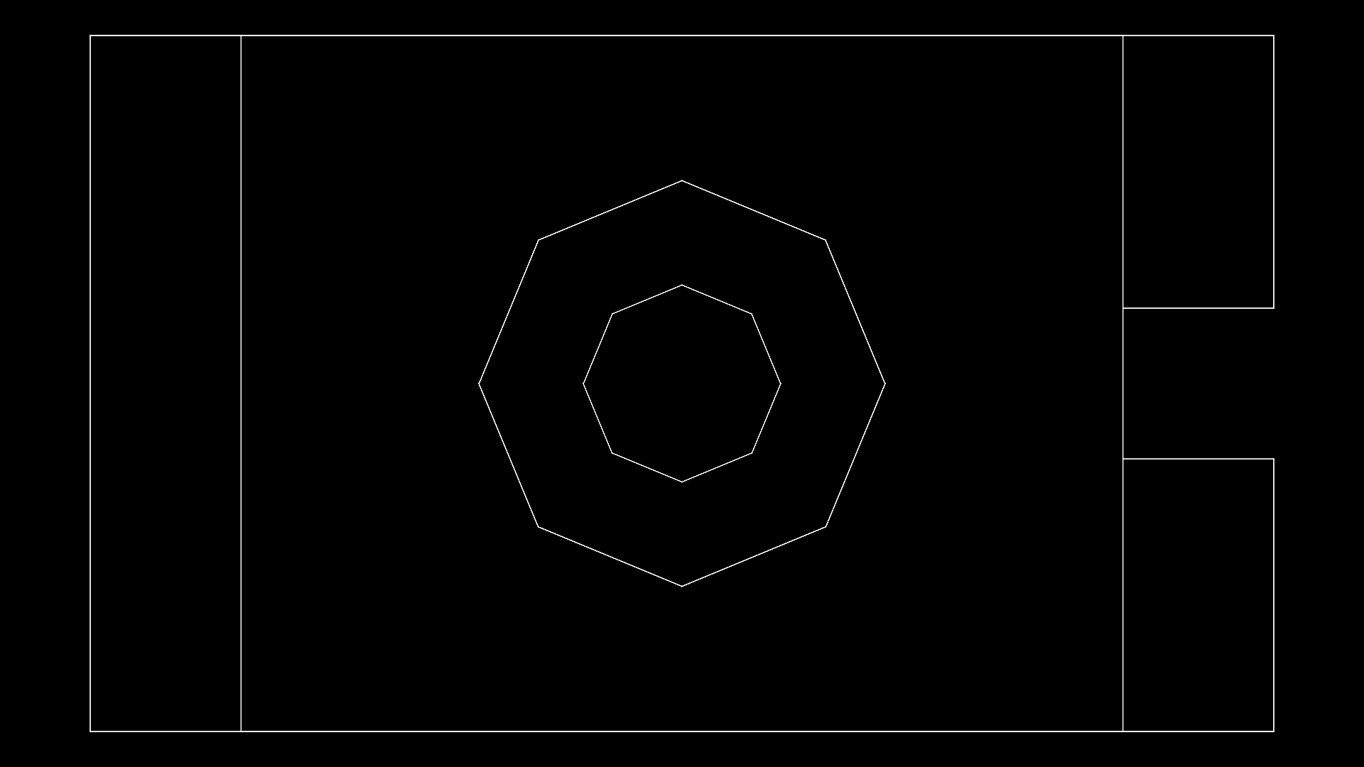 Octagonal Spacer Washer 3D Solid Model for Precision Assembly | DesignsCAD