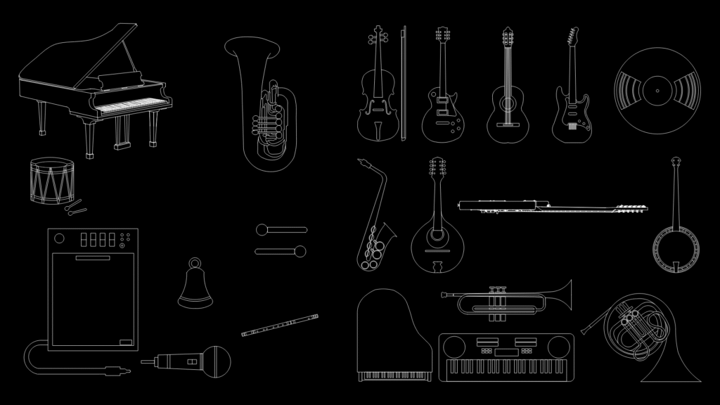 Musical Instruments Block Library - Instrument family Collection ...
