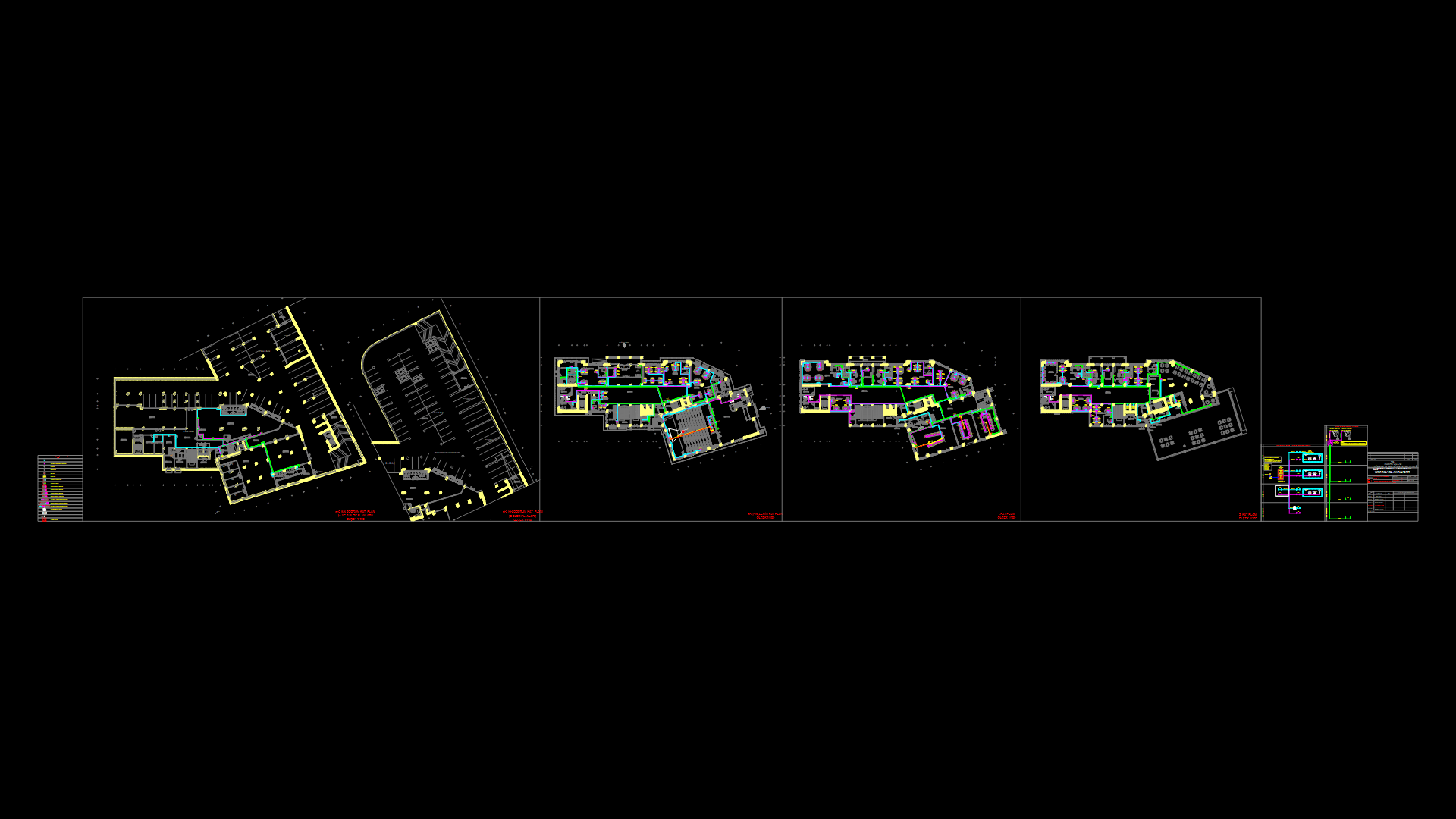 Multi-Floor Telecommunications Infrastructure Plan with TV System ...