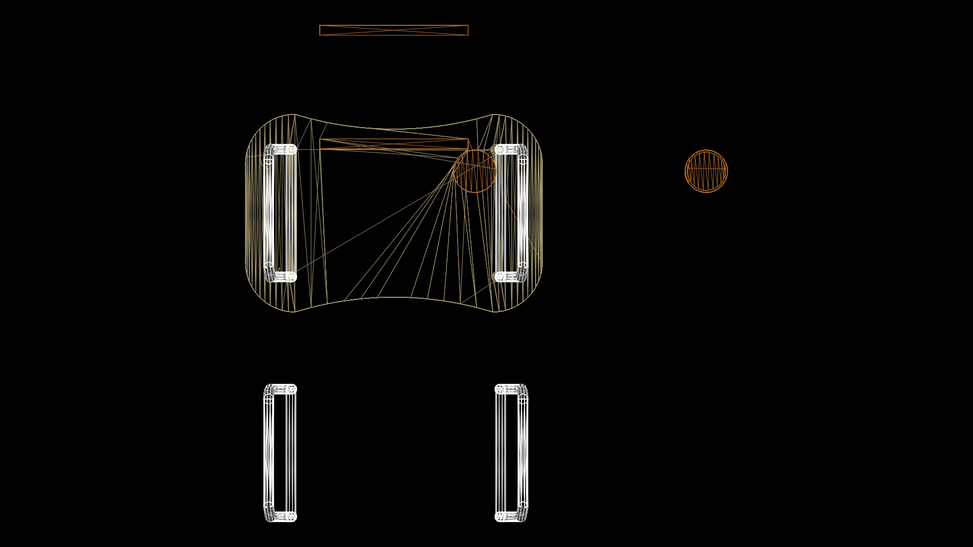 Air Conditioner Split Type On Wall Indoor Units Front Elevation View 2D ...