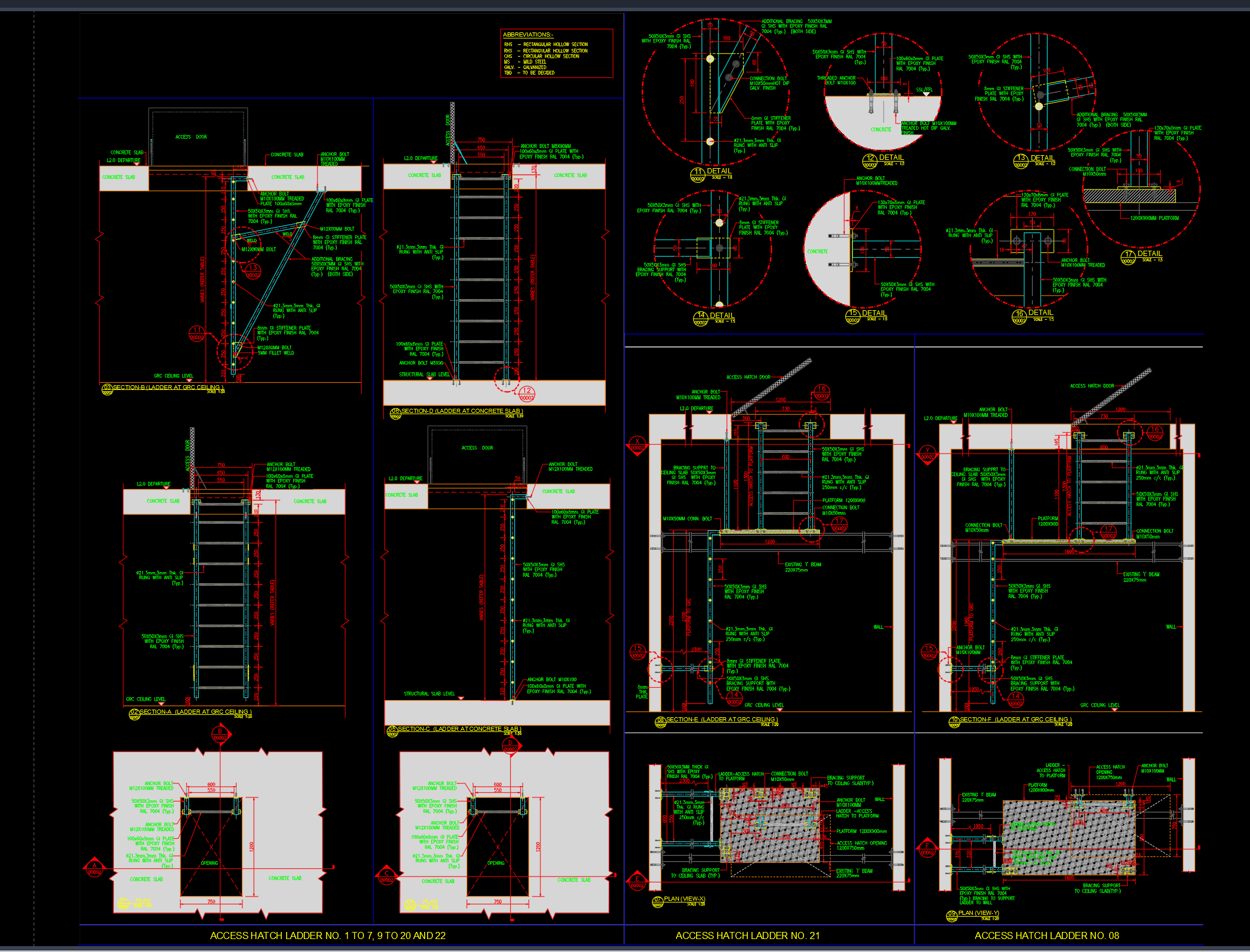 Access Ladder for Hatches • Designs CAD