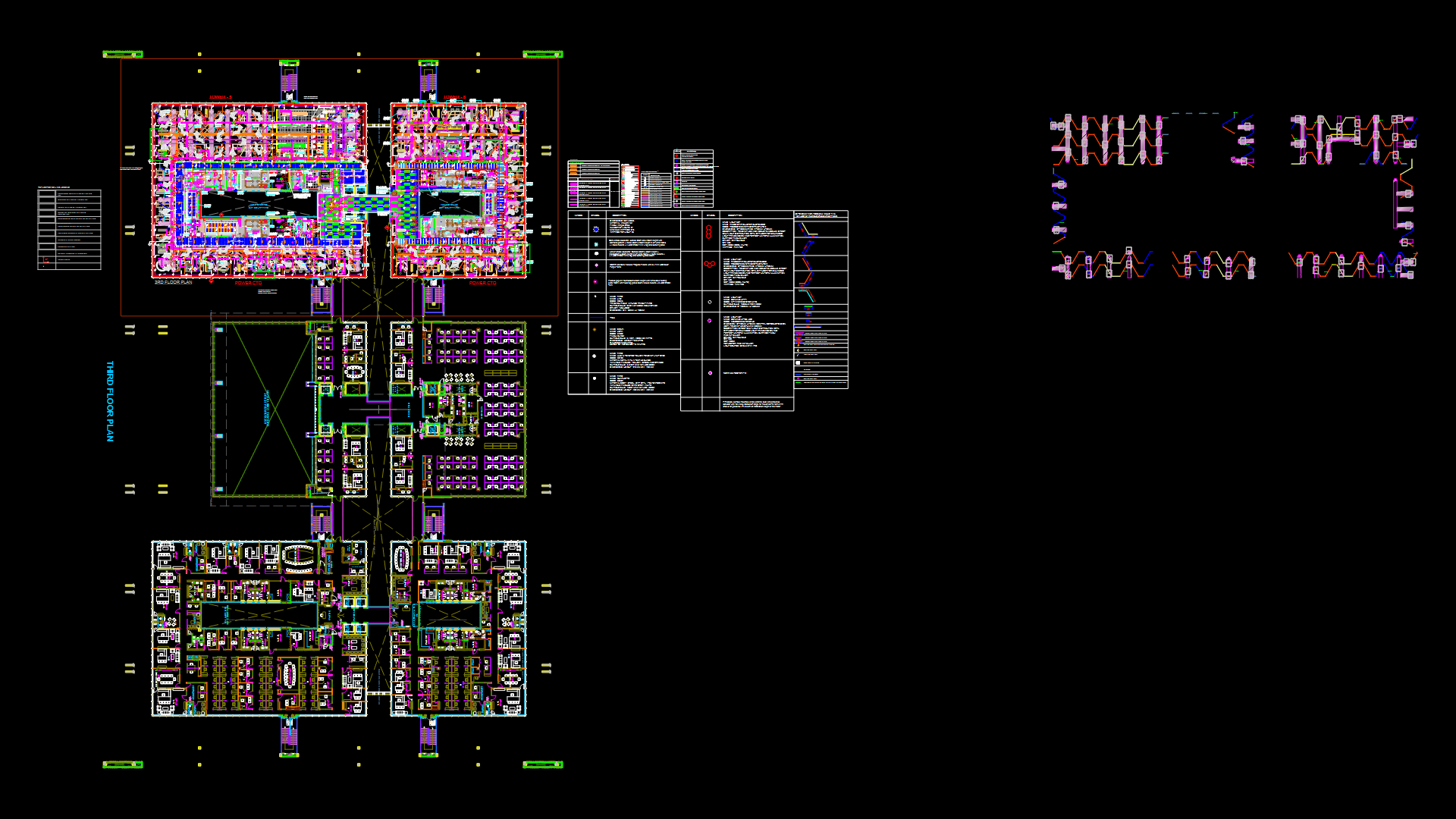 Wall-Mount Air conditioning Unit CAD Block with Multi-View Details ...