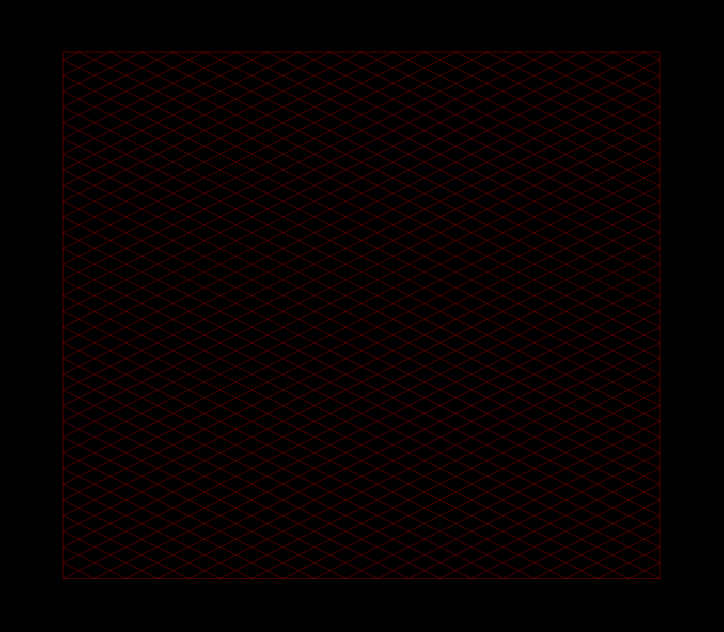 Simplified Architectural Isometric Grid Module 9x4.5m Layout | DesignsCAD
