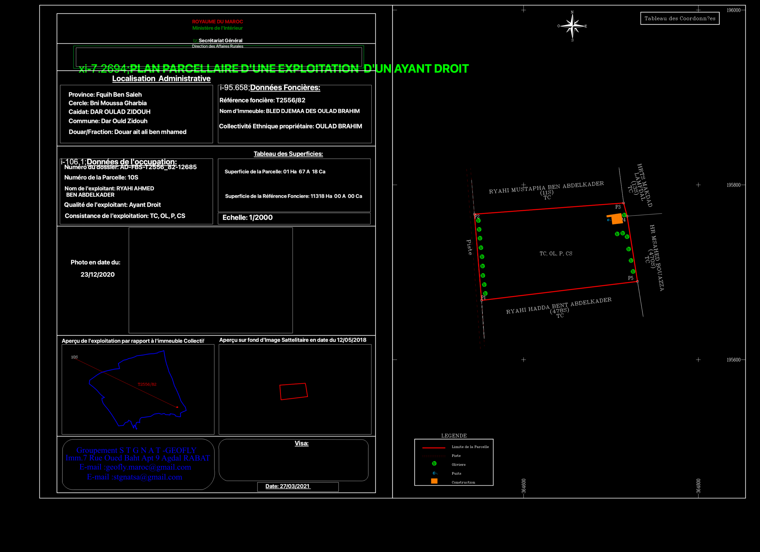Farm Parcellary Plot Plan | DesignsCAD