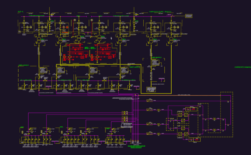 SINGLE LINE DIAGRAM OF MAIN LT PANEL | Designs CAD