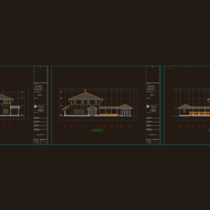 Villa Architectural Set DWG Plans & Elevations | Designs CAD