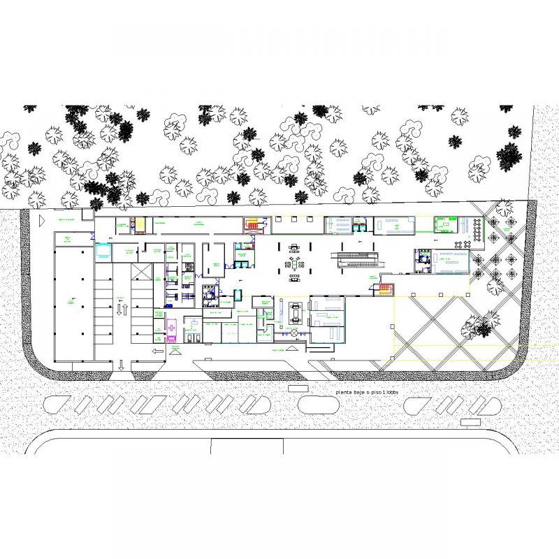 8 Storey General Hospital Plan • Designs CAD