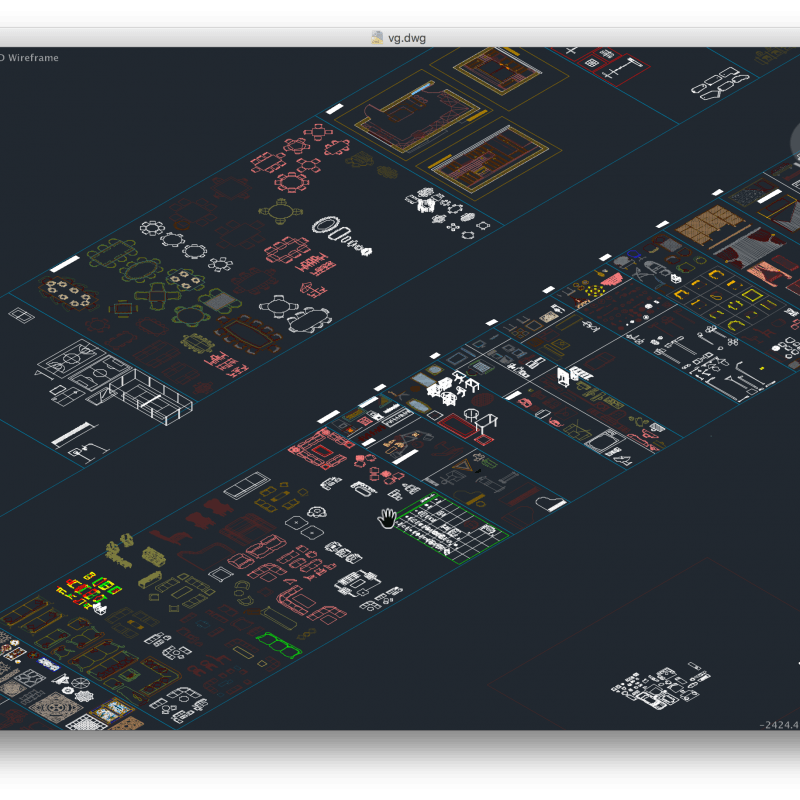 1000+ AutoCAD Drawing Blocks Collection including Bedroom, Bathroom ...