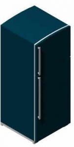 Fridge 3D DWG Model for AutoCAD • Designs CAD