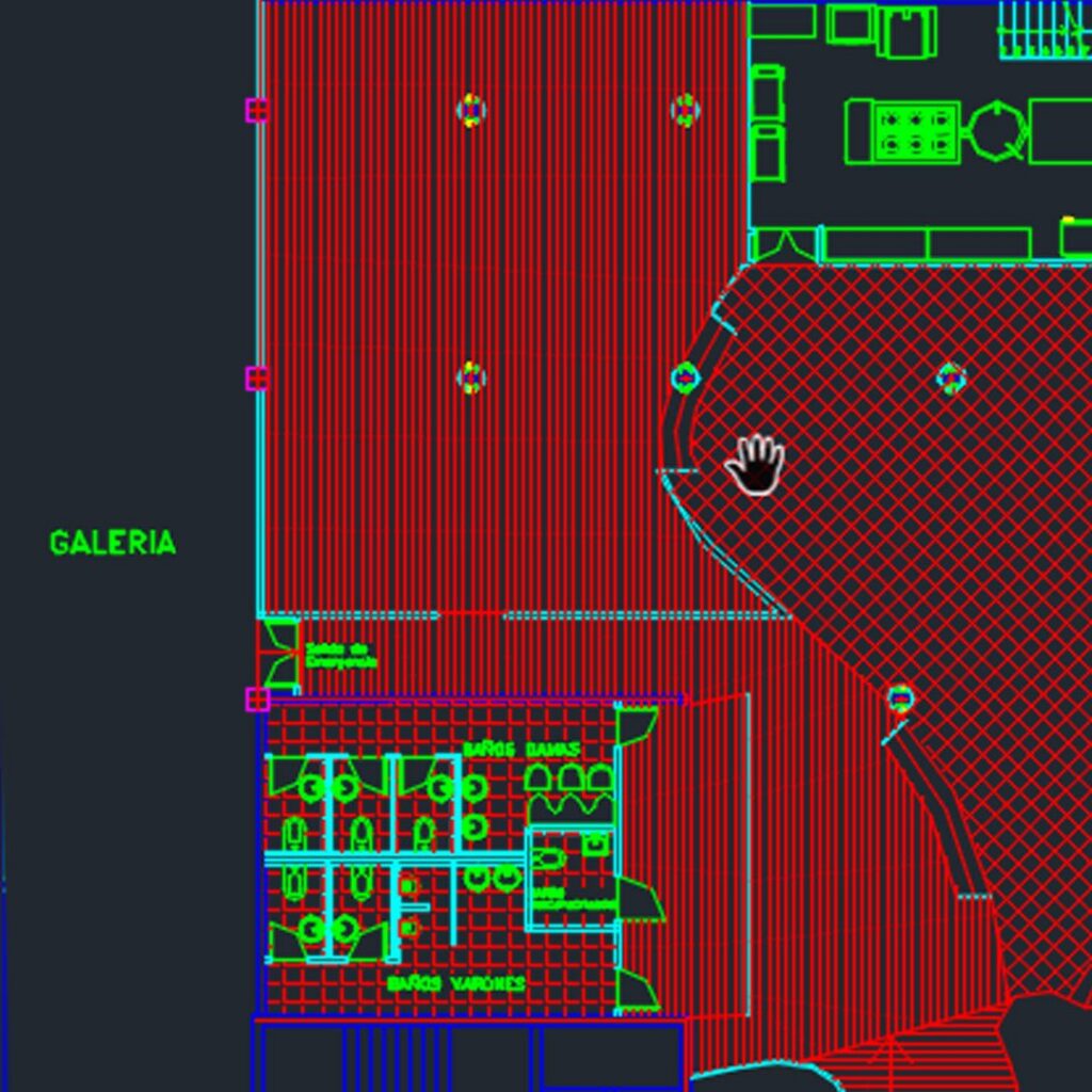 Modern Restaurant 2D Design DWG Plan for AutoCAD • Designs CAD