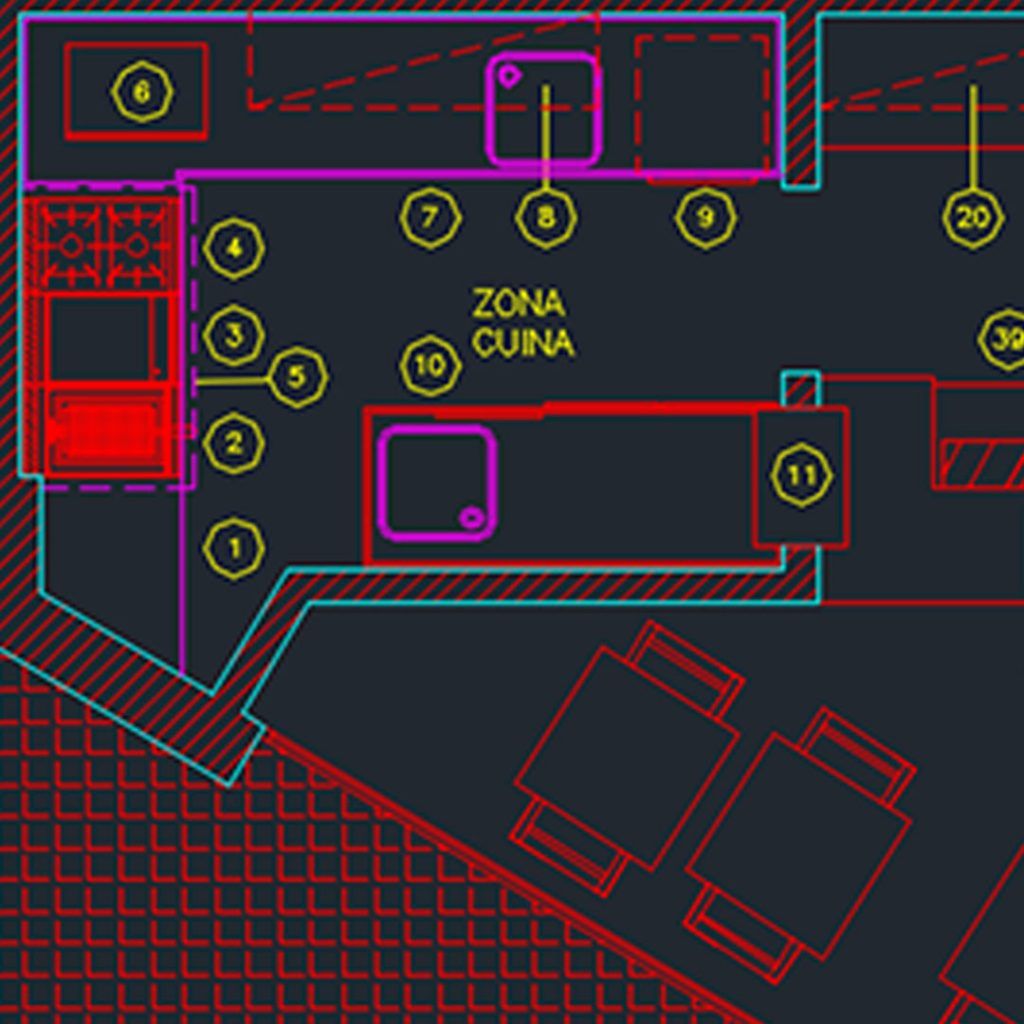Urban Coffee Bar 2D DWG Plan for AutoCAD • Designs CAD
