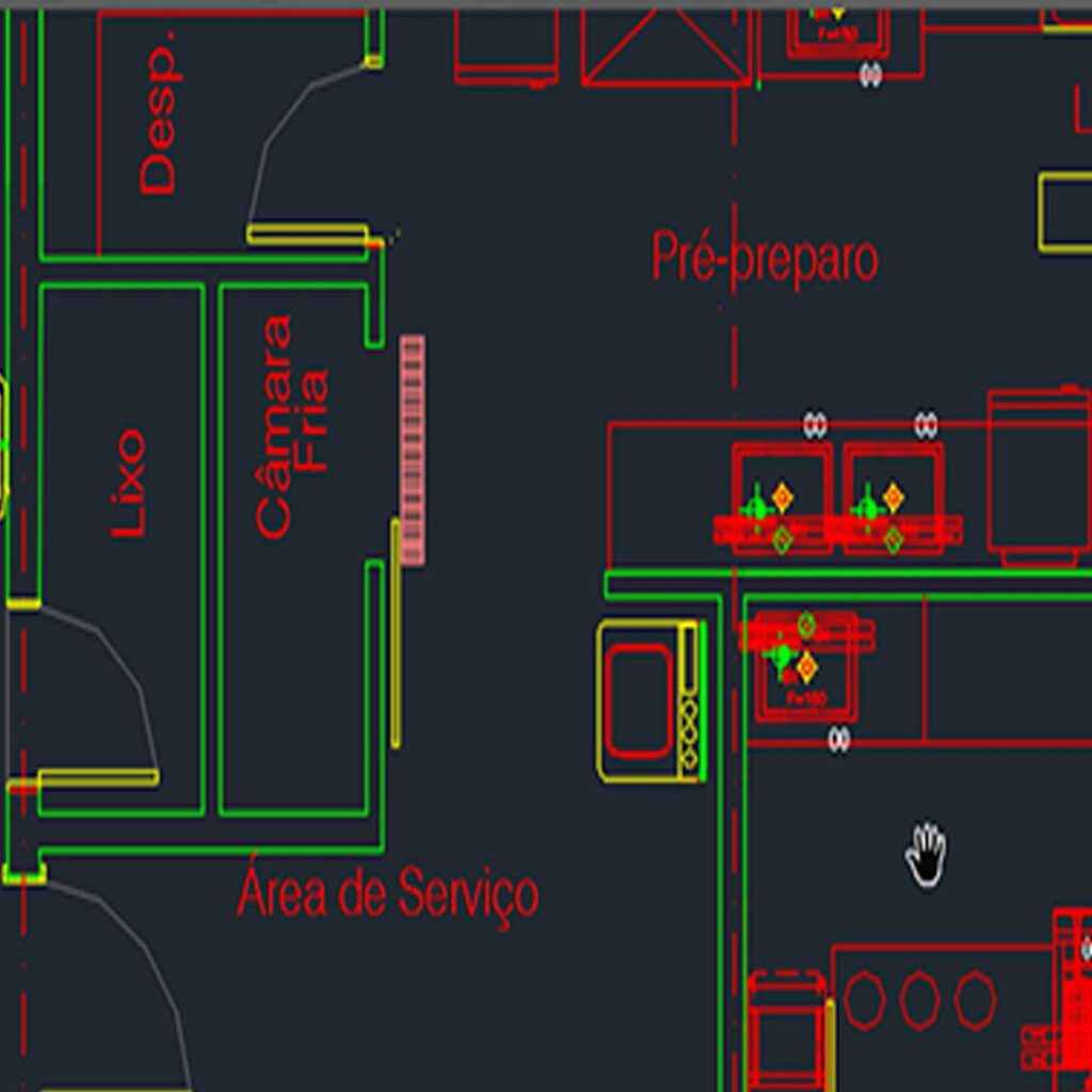 Sushi Modern Restaurant 2D Design Plan DWG for AutoCAD | DesignsCAD
