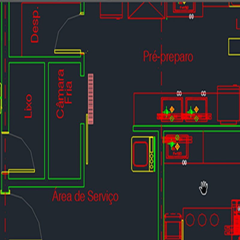 Sushi Modern Restaurant 2D Design Plan DWG for AutoCAD • Designs CAD