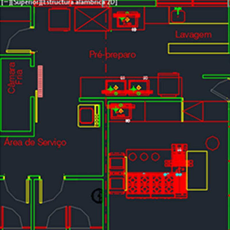 Sushi Modern Restaurant 2D Design Plan DWG for AutoCAD | DesignsCAD