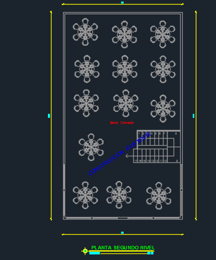 Center for Special Events 2D DWG Design Plan for AutoCAD • Designs CAD