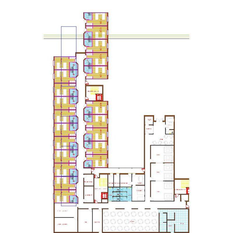 Geriatric Care, Elder Care, Senior Care 2D DWG Plan for AutoCAD ...