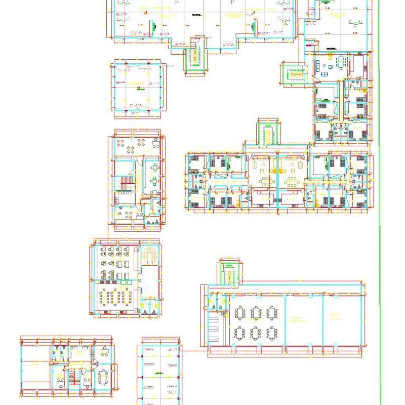 Children's Shelter, Children's Village, Orphanage 2D DWG Plan for ...