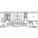 Community Center, Multipurpose Hall 2D DWG Plan for AutoCAD • Designs CAD