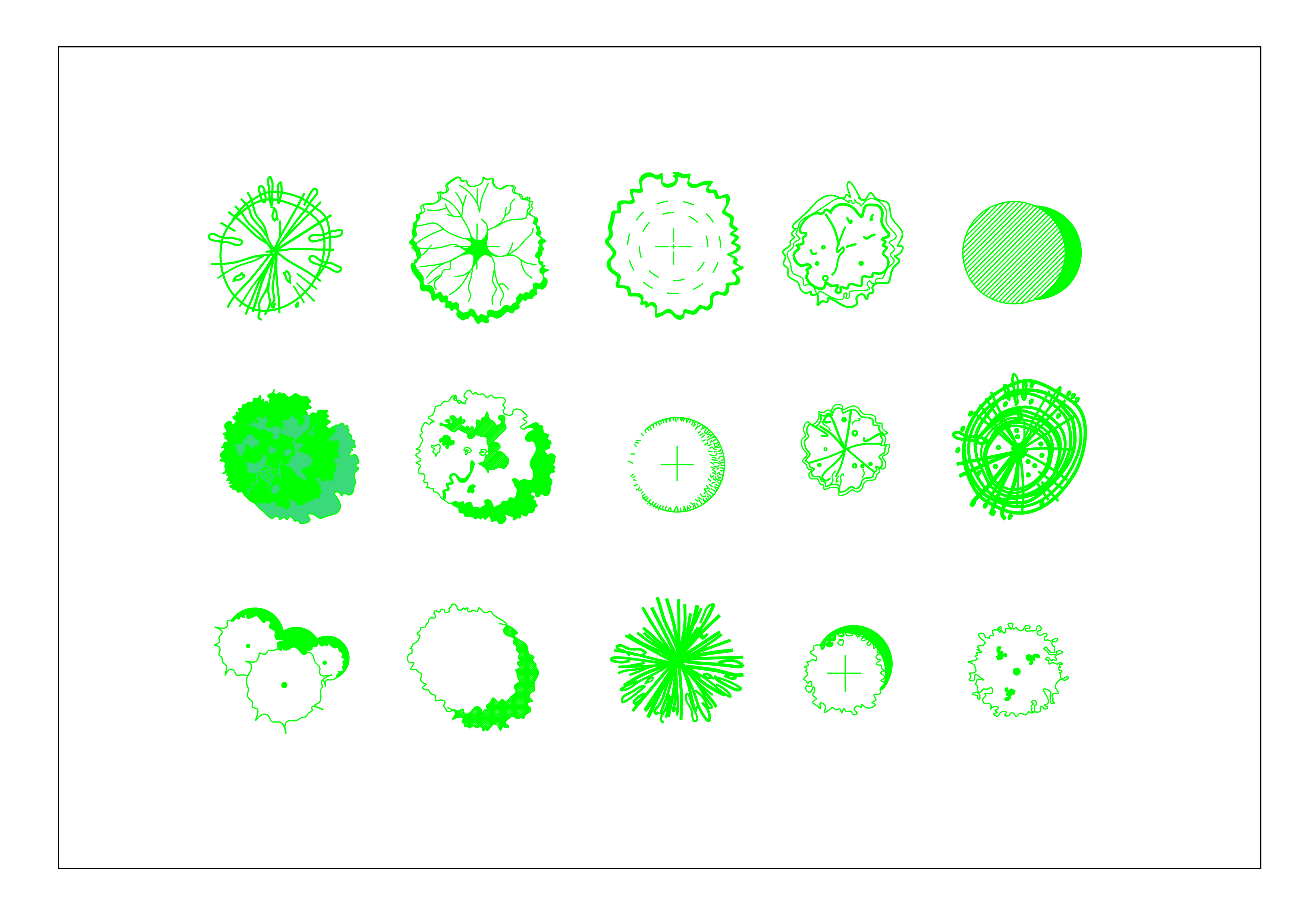 Tree Top View • Designs CAD